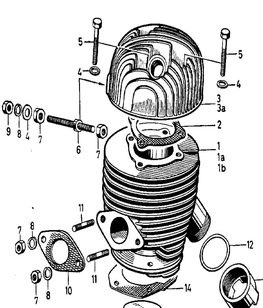 Cylinder Head - Original Sachs part – Schmittparts